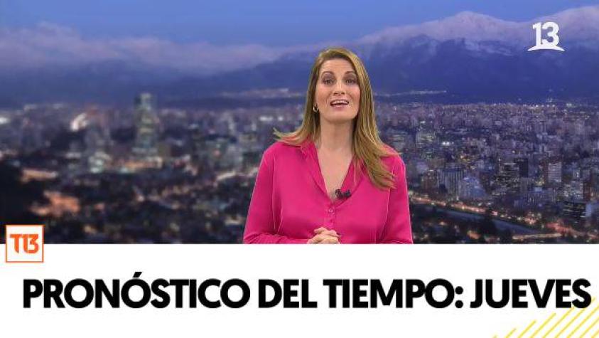 Revisa el pronóstico del tiempo para este jueves 12 de septiembre | T13